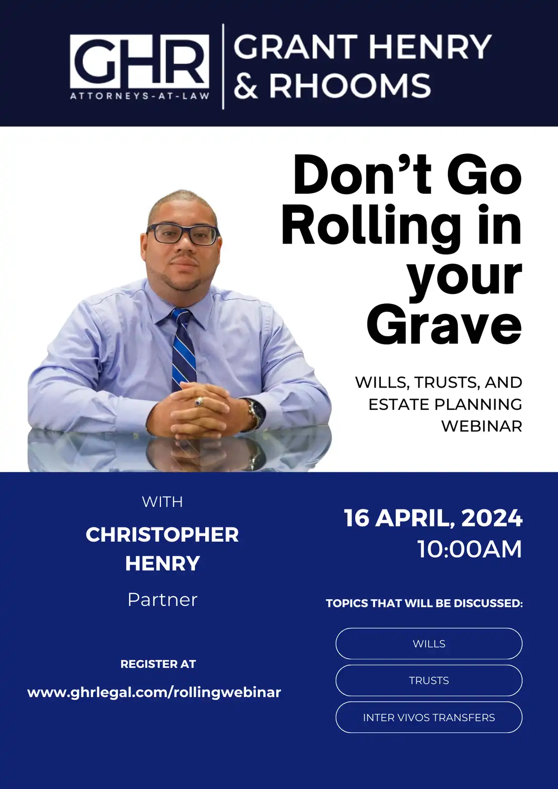 Rolling webinar - Grant, Henry & Rhooms